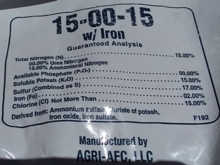 Fertilizer Labels – Sundown Farms